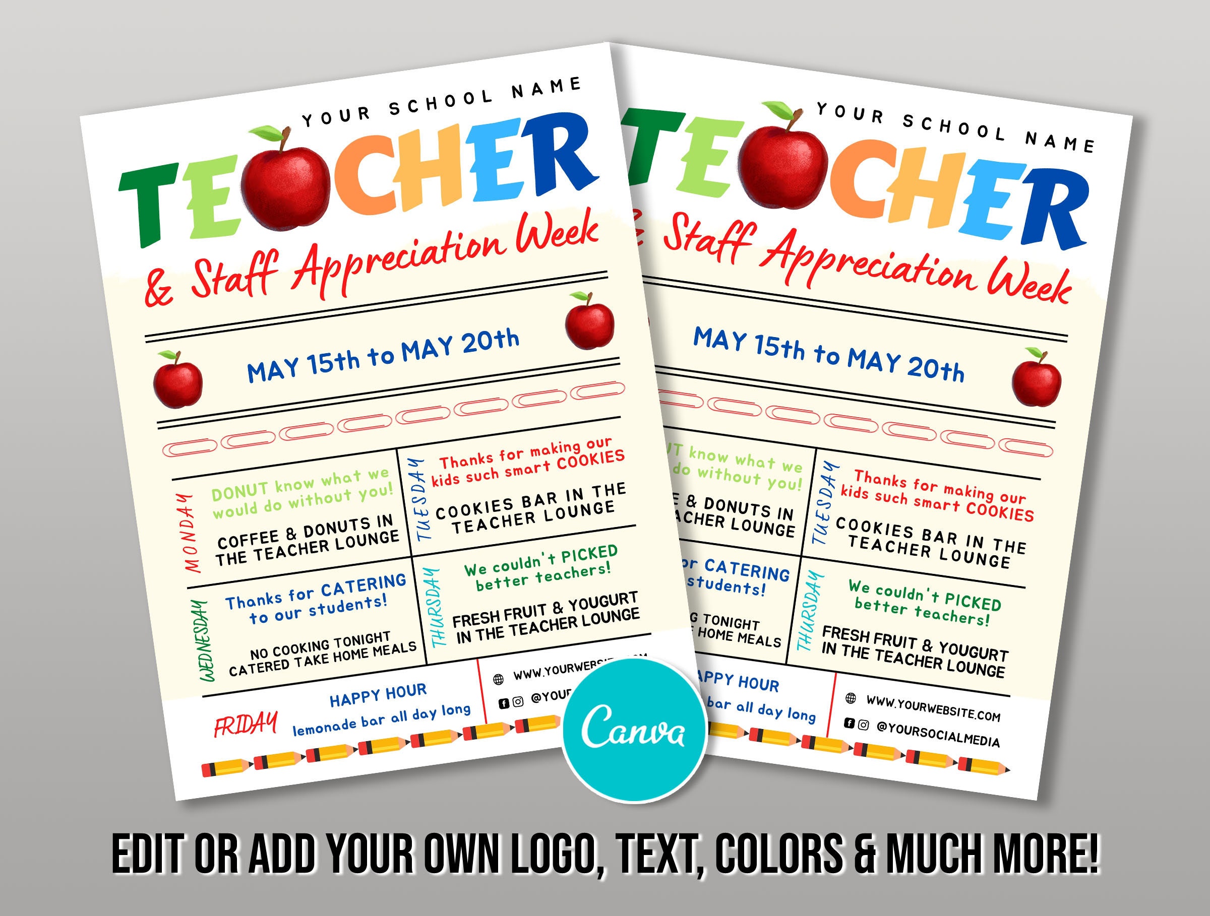 Teacher Appreciation Week Teacher Staff Appreciation - Etsy