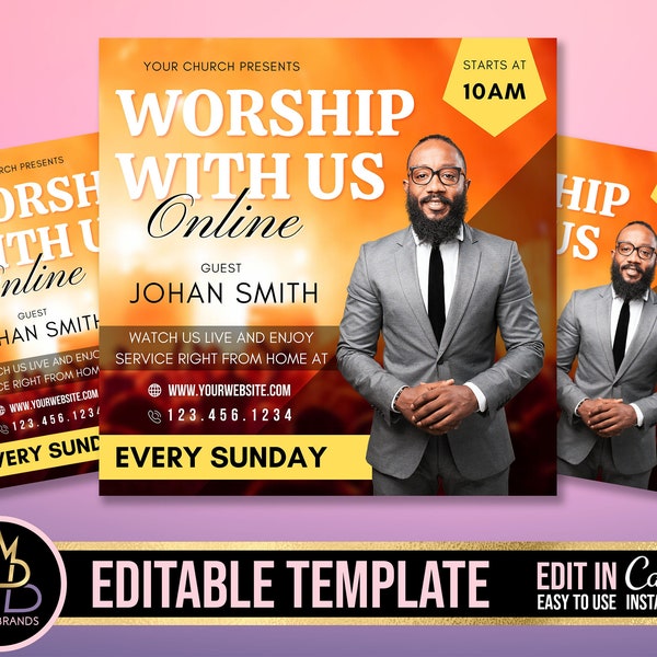 Pastor Installation Service Invitation - Etsy