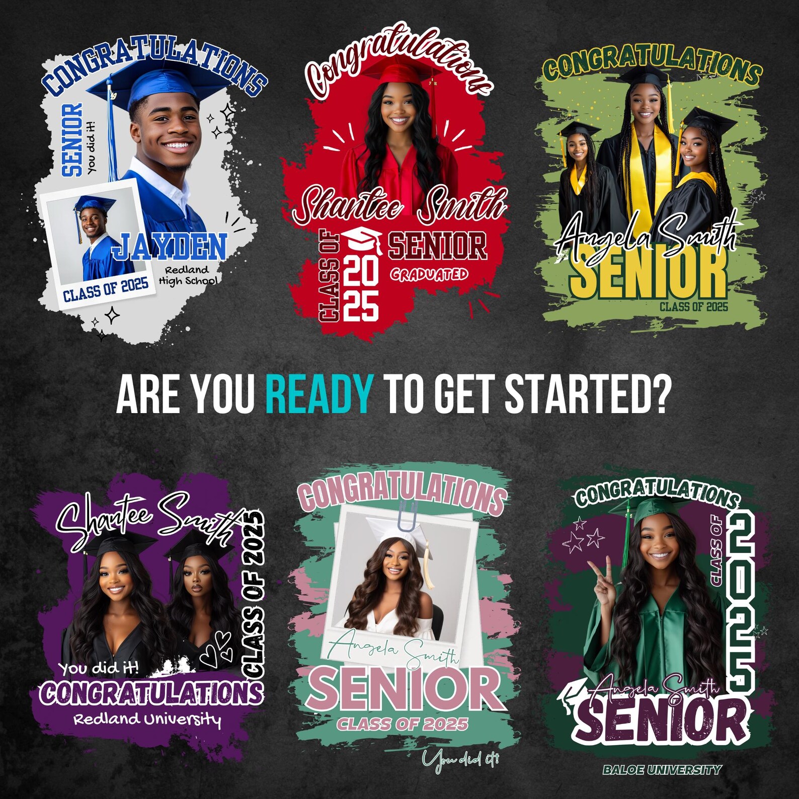 Custom Graduation T-shirt Bundle, Graduation PNG Files, Editable Shirt ...