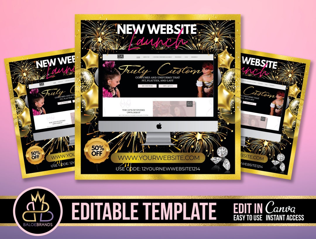 Editable Social Media Flyer, DIY Canva Template, New Arrivals Flyer ...