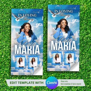 Memorial Grave Blanket Template, Editable Memorial Grave Blanket, Edit ...