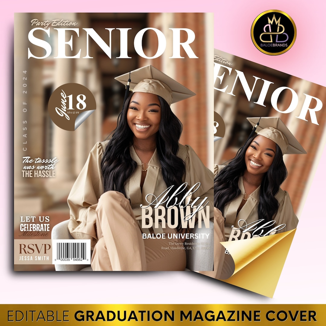 Graduation Party, Graduation Flyer, Editable Template, Graduation ...