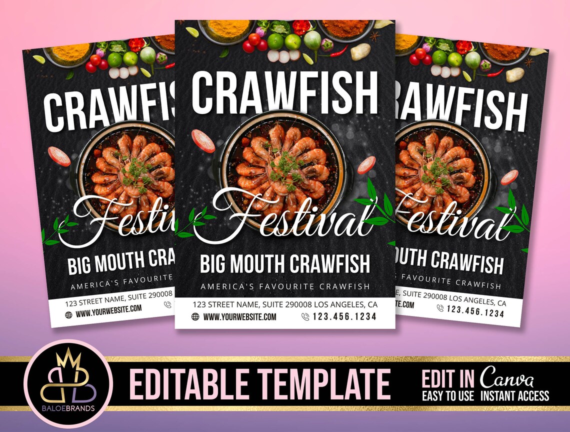 Crawfish Boil Crawfish Boil Flyer Crawfish Boil Invitation - Etsy