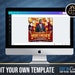 Editable Social Media Flyer, DIY Canva Template, Birthday Party Event ...