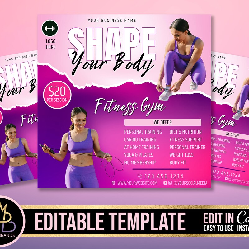 Gym Flyer - Etsy