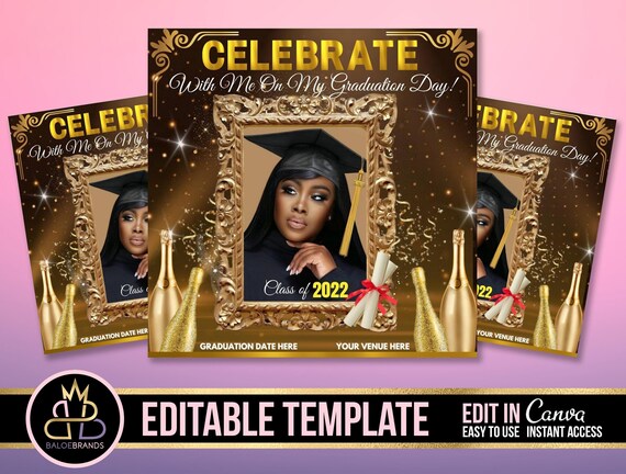 Graduation Party Flyer Templates