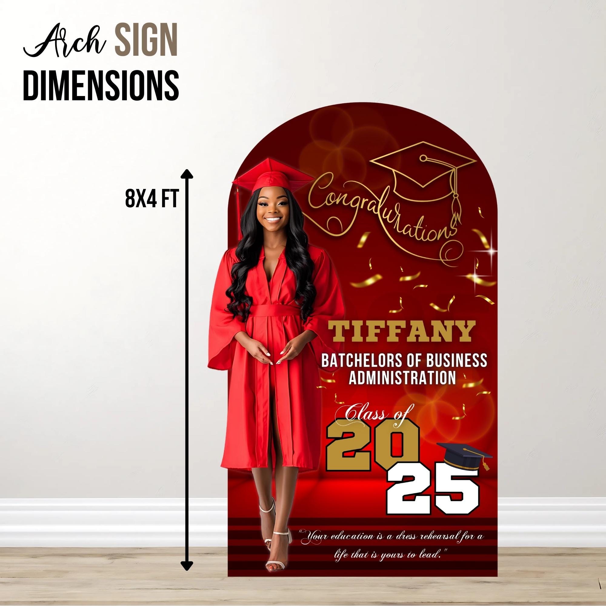 Custom Graduation Decor Bundle, Graduation Books Editable Canva ...