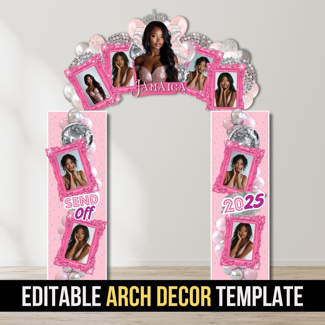 Prom Entrance Arch, Prom Party Decor, Prom Signage, Graduation Arch ...