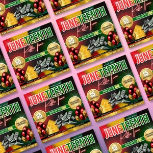 JUNETEENTH Sale Flyer, Editable Template, June Teenth Template Canva ...