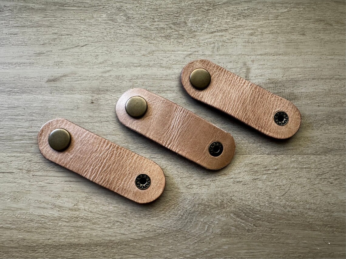 Vegetable Tanned Leather Cable Tie - Etsy