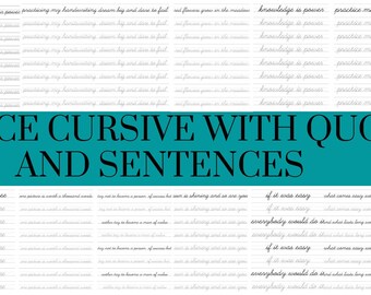 Cursive Alphabet Bible Verse Copywork Cursive Copywork - Etsy