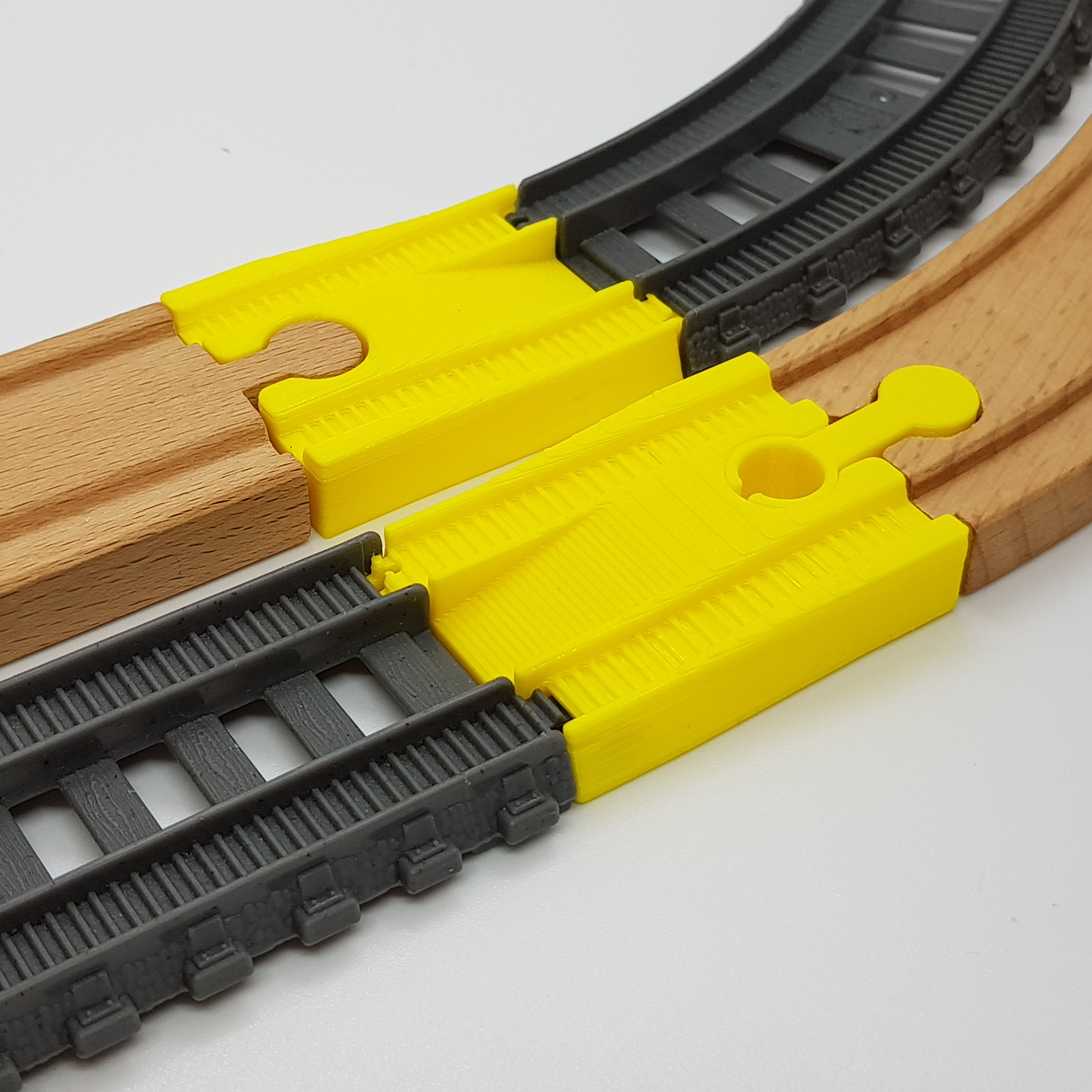 Thomas Trackmaster 2014> to Wooden Track Adapters x2 (Brio/Bigjigs/Ikea)