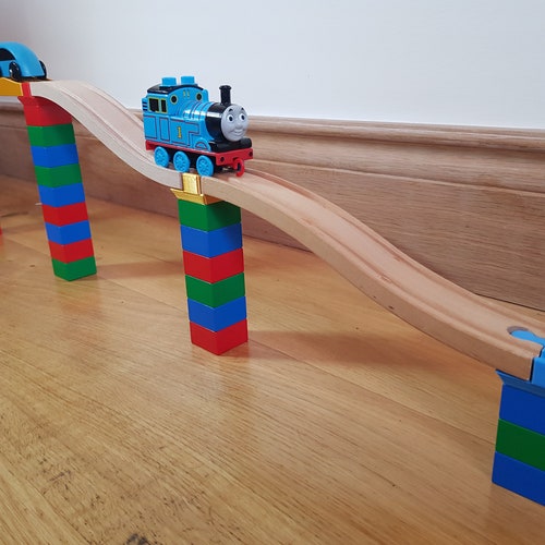 Banked 180 Degree Curve for Wooden Train Track Compatible - Etsy