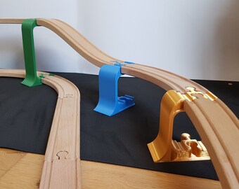 Train Track Support Riser Column Compatible With BRIO | Etsy