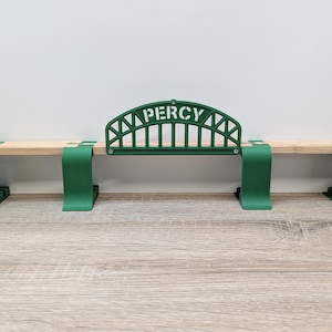 Custom Wooden Train Track Bridge With Personalized Name – Unique Toy ...