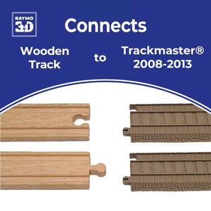 Thomas Trackmaster 08-13 Adapters to Wooden Track X2 - Various Colours ...