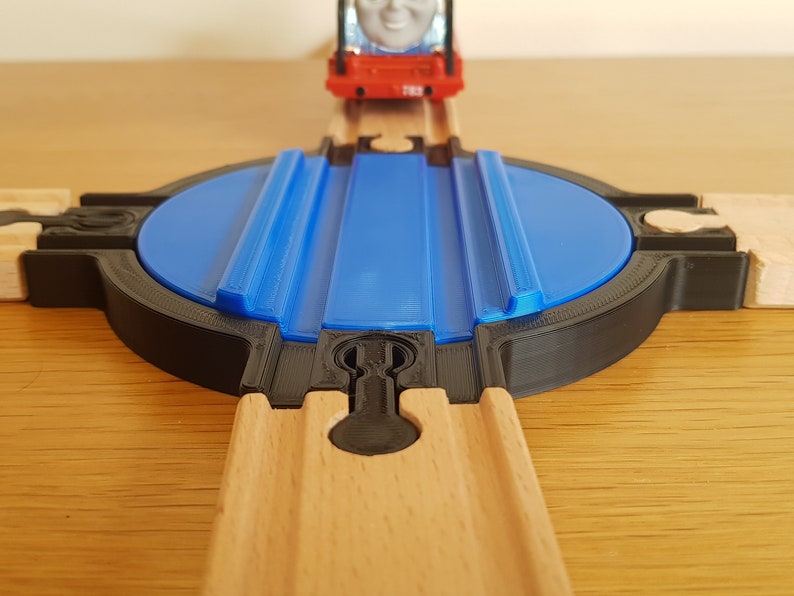 Small Turntable for Wooden Train Track Compatible With Brio - Etsy