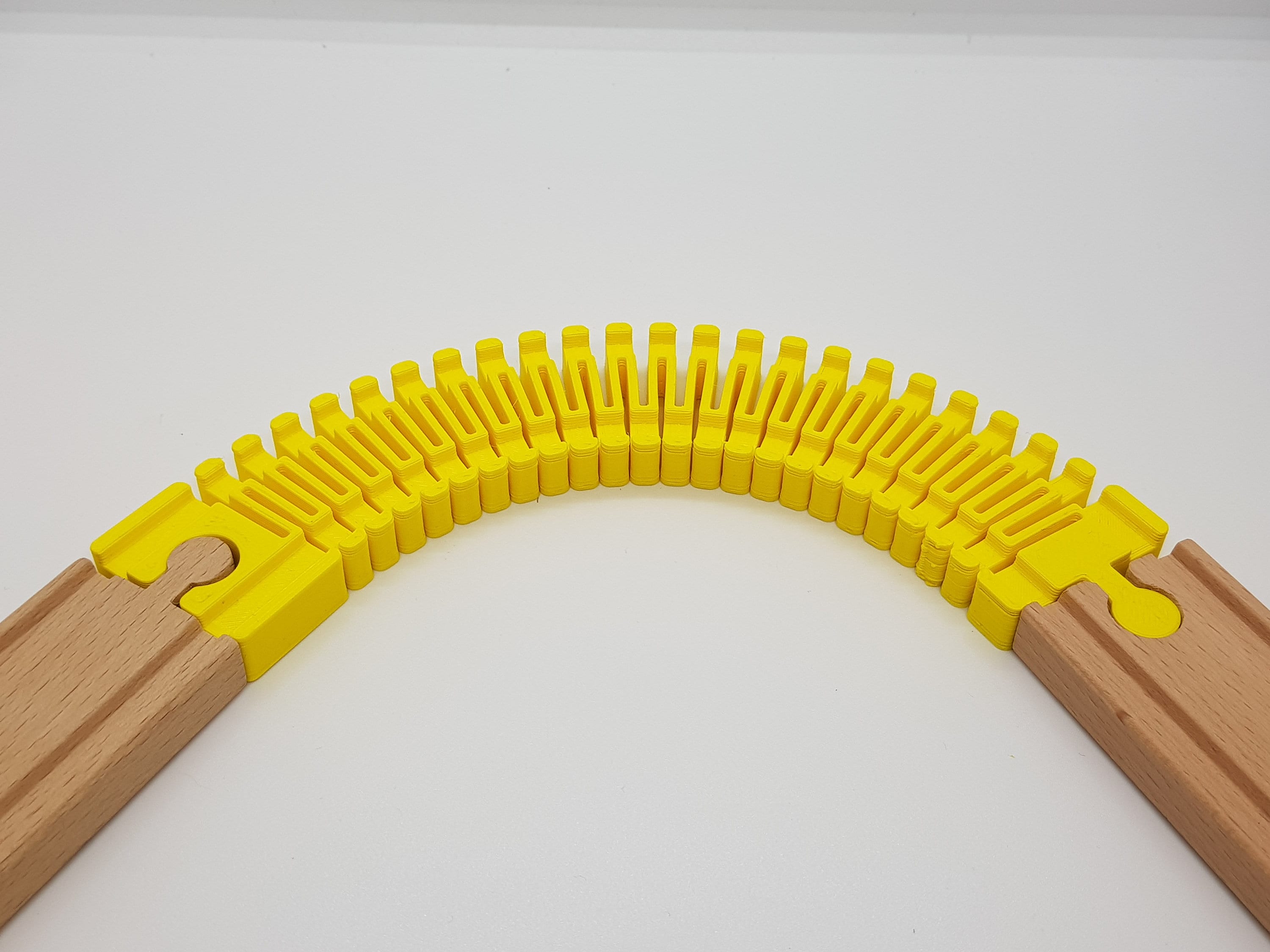 Flexible Track for wooden train track, compatible with Brio, Lillabo ...