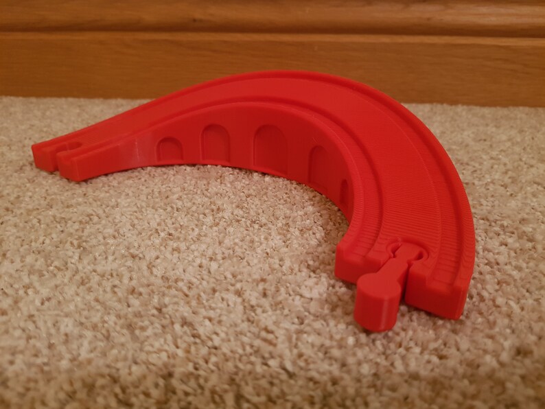 Banked 180 Degree Curve for Wooden Train Track Compatible - Etsy UK