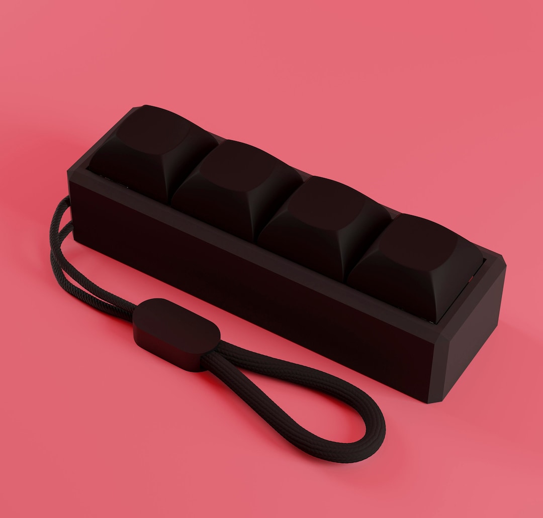 Mechanical Switch Clicky Fidget - Stealth Th W/ Strap Keyboard Switch ...