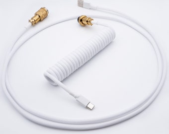 PREMADE IN STOCK Carbon Mechanical Keyboard Cable - Etsy