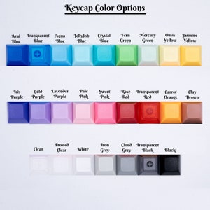 Mechanical Switch Clicky Fidget - Custom 105+ Colors, 9 Key Bubble Base ...