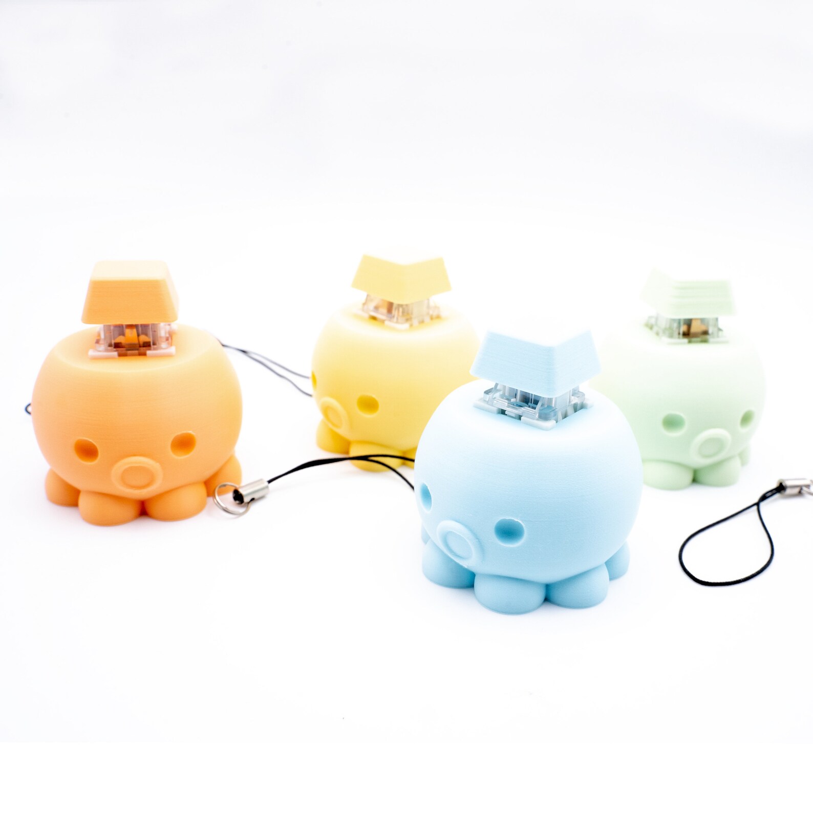 Mechanical Switch Clicky Fidget - 105+ Colors, Octopus Keychain ...