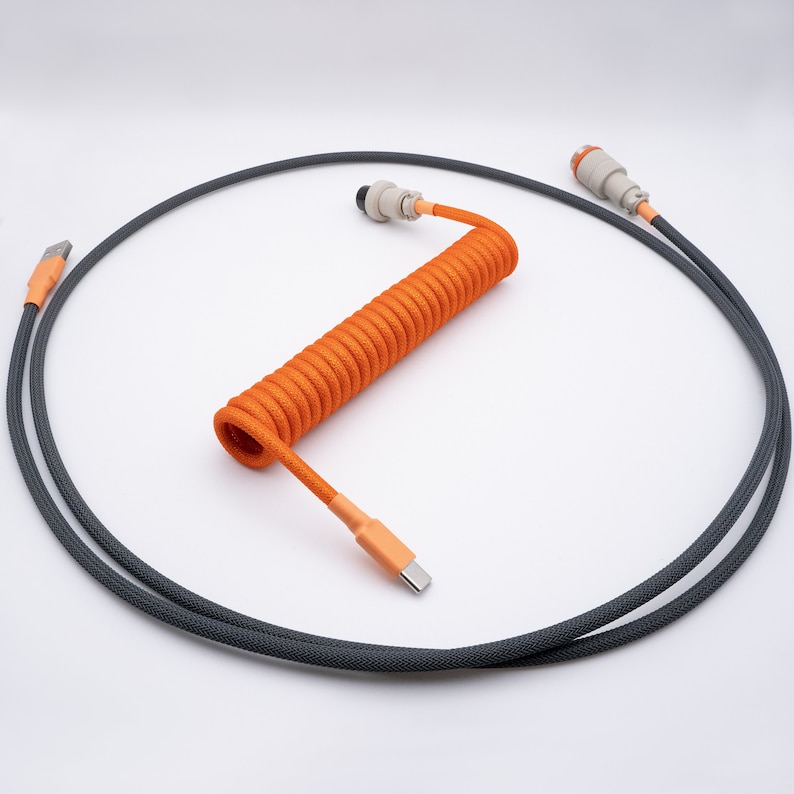 PREMADE IN STOCK Carbon Mechanical Keyboard Cable - Etsy