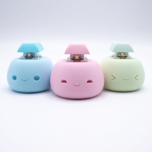 Mechanical Switch Clicky Fidget - 105+ Colors, 1 Key Mochi Keychain ...