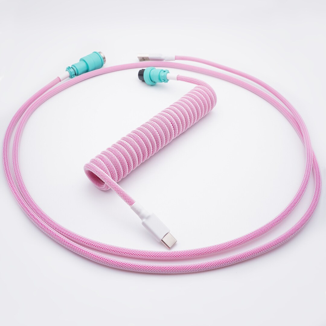 PREMADE IN STOCK - Crystal Palace Mechanical Keyboard Cable - Etsy