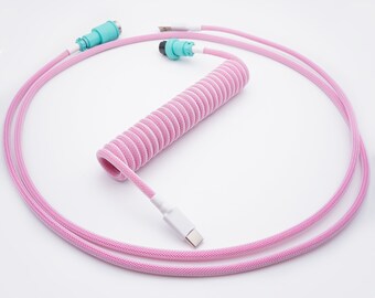 PREMADE IN STOCK Carbon Mechanical Keyboard Cable - Etsy