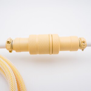 PREMADE IN STOCK - Pastel Yellow Mechanical Keyboard Cable - Etsy