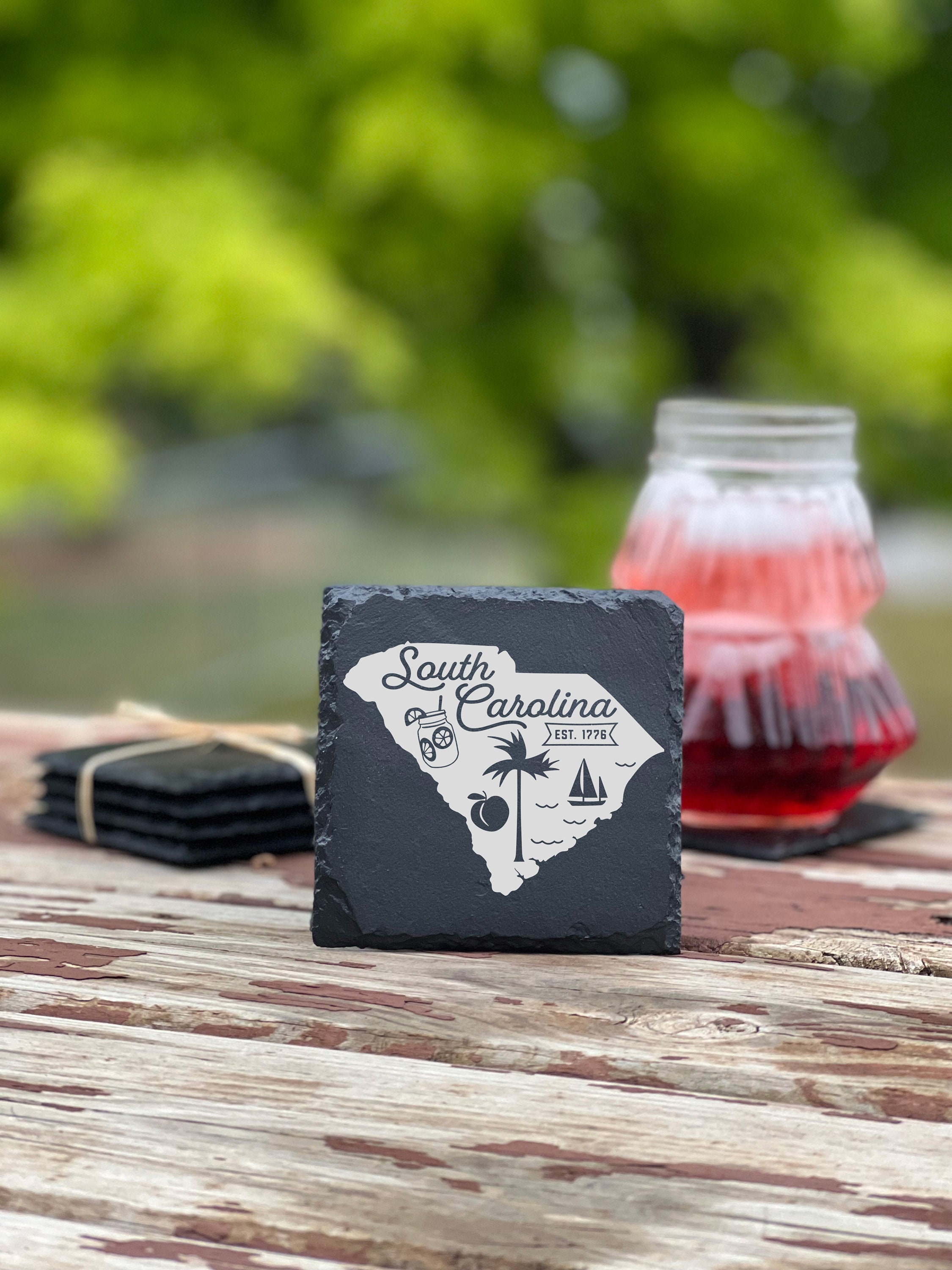 South Carolina Coaster Housewarming Gift Drink Coasters South Carolina ...