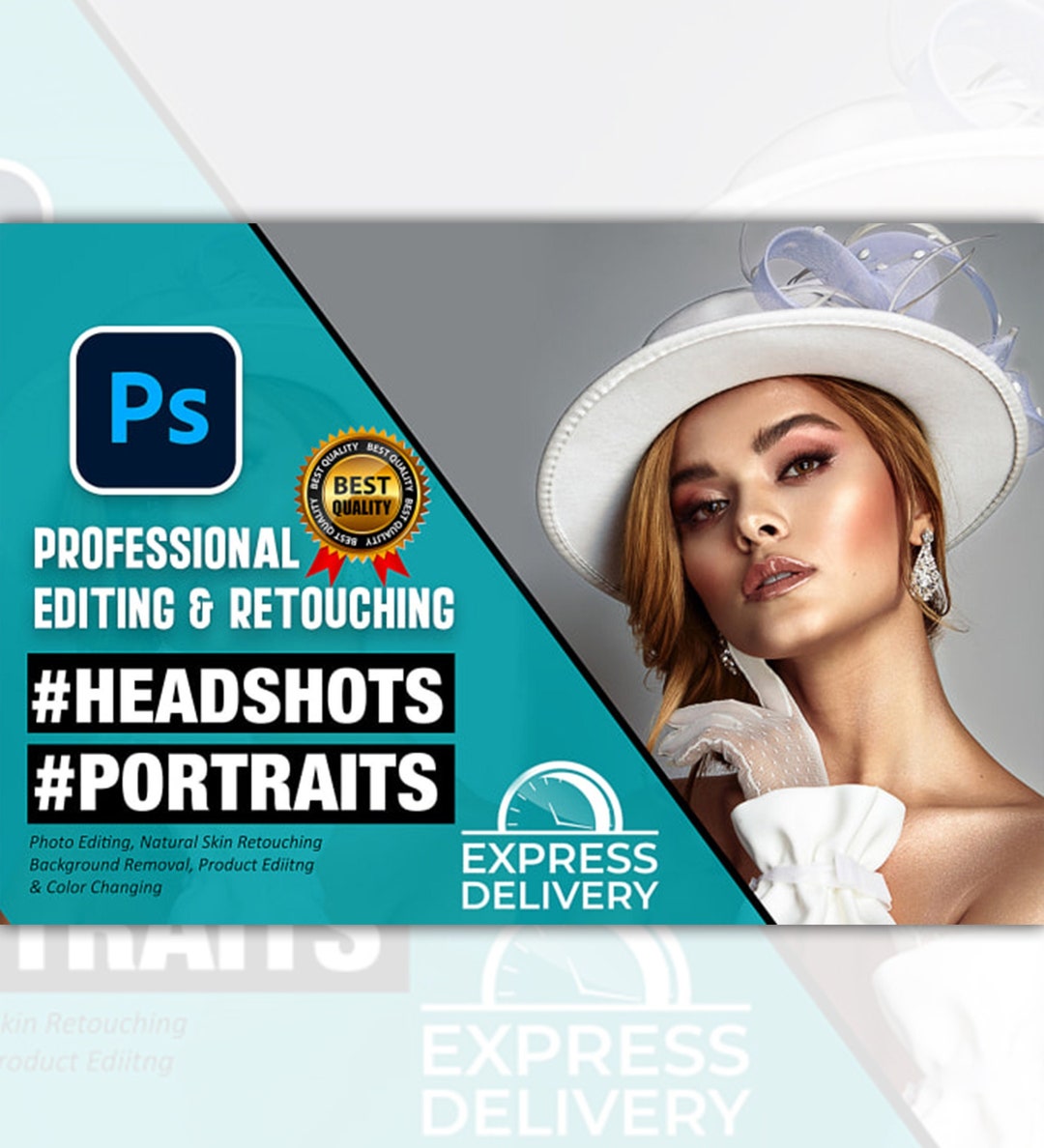 Professional Headshot Retouching, Photoshop Service, Business Profile ...