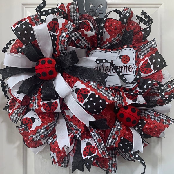 Ladybug Classroom Door Welcome Sign - Etsy