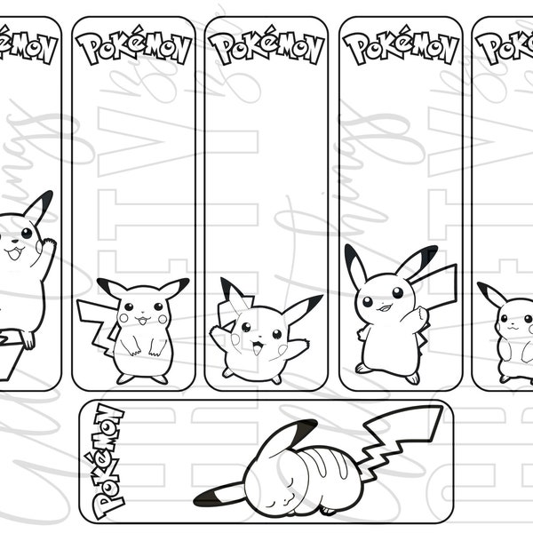 Coloring Bookmarks - Etsy