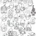 Super Mario Printable Coloring Bookmarks - 2 PDF Files - 22 Individual ...