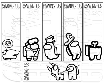 Among Us Coloring Sheets - 36 Digital PDF Coloring Pages - Etsy