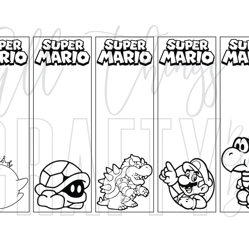 Mario Printables - Etsy