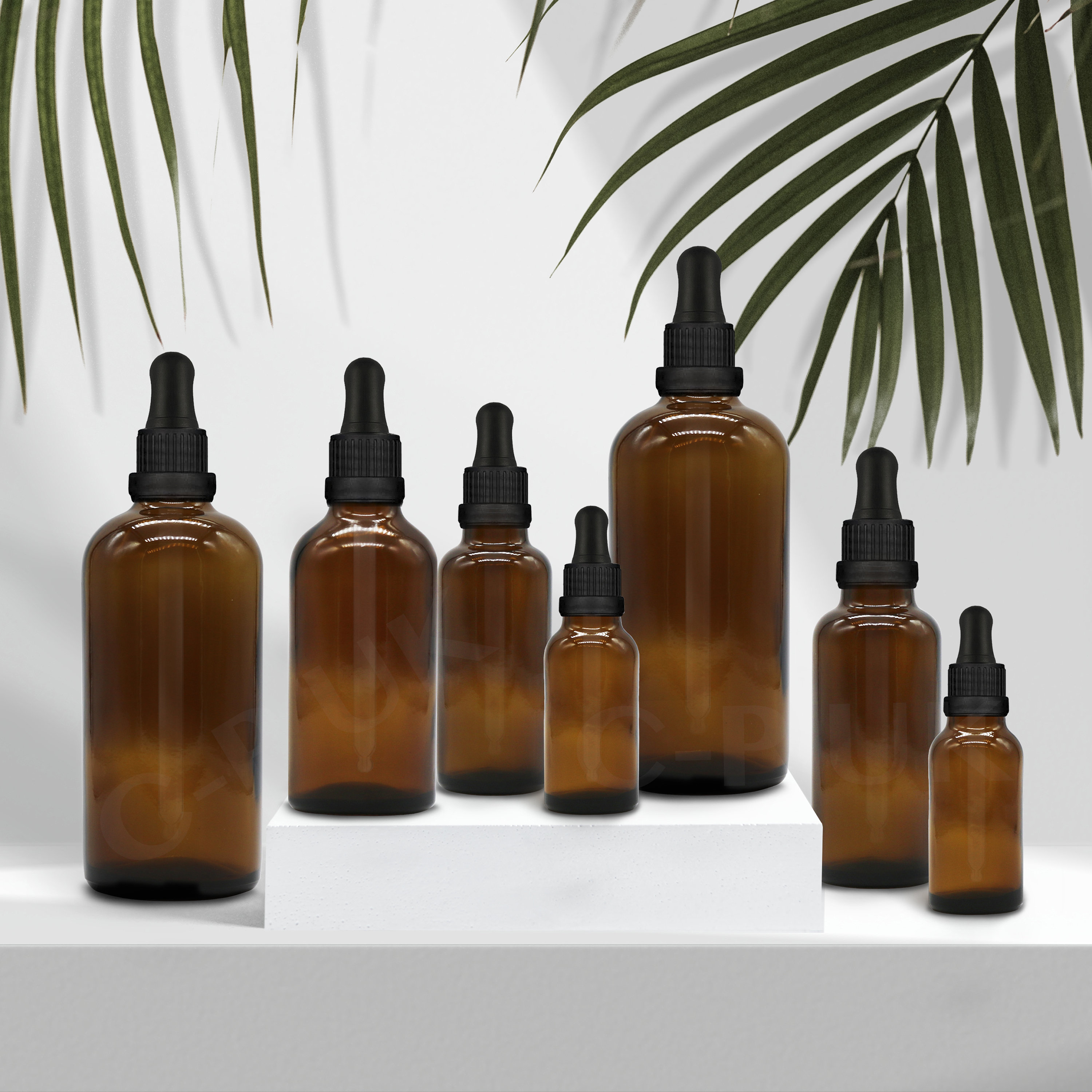 Amber Glass Dropper Bottles With Tamper Evident Pipette Eye Drop for ...