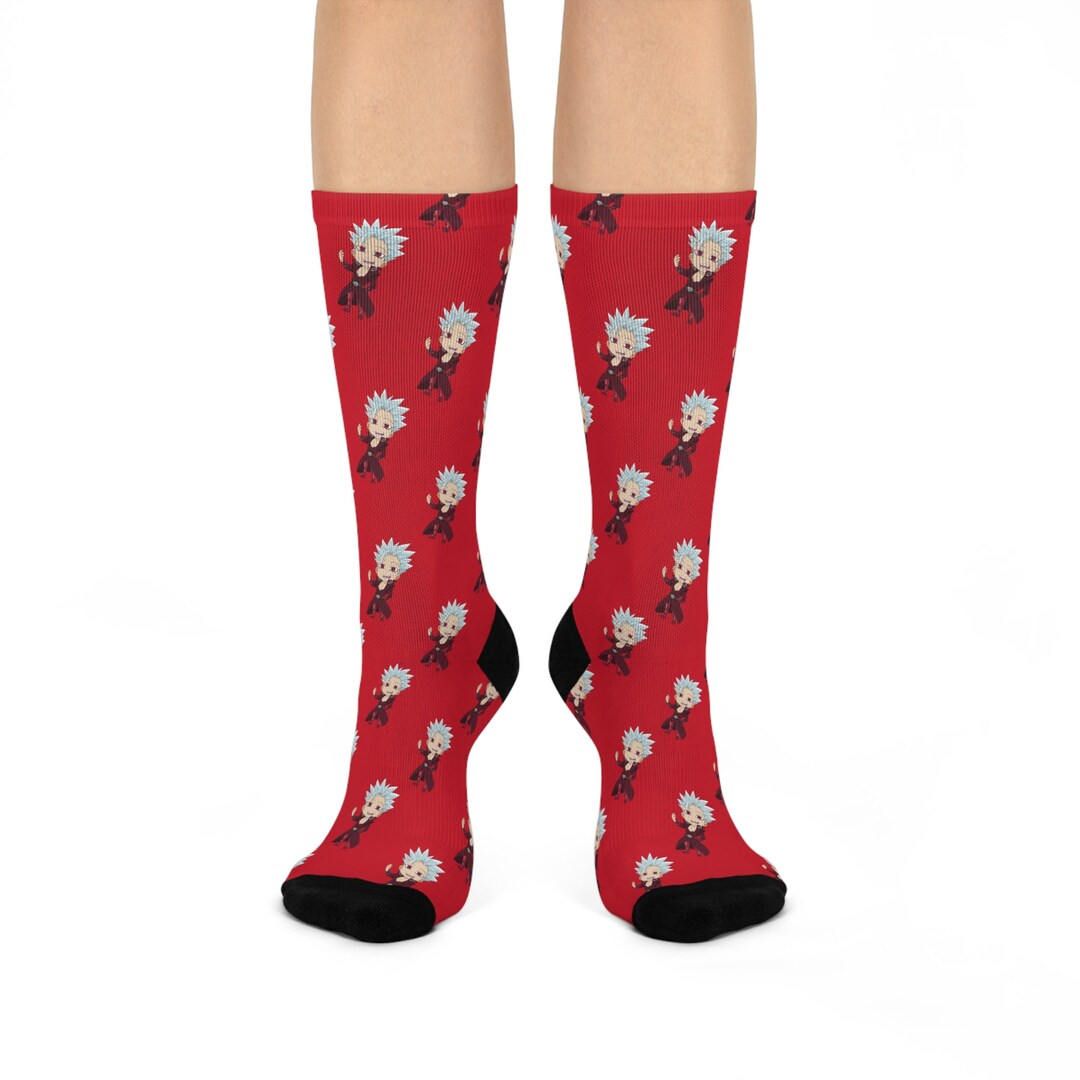 Ban Fox Greed Sin Collage Seven Deadly Sins Premium Crew Socks - Etsy