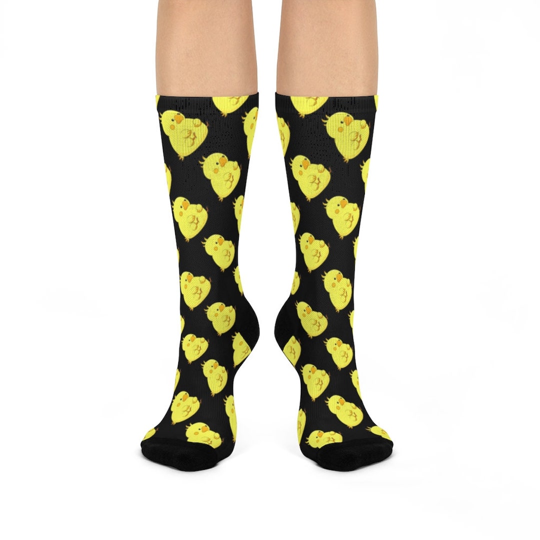 Fat Chocobo Funny Premium Crew Socks Gaming Gamer Gifts Gift - Etsy