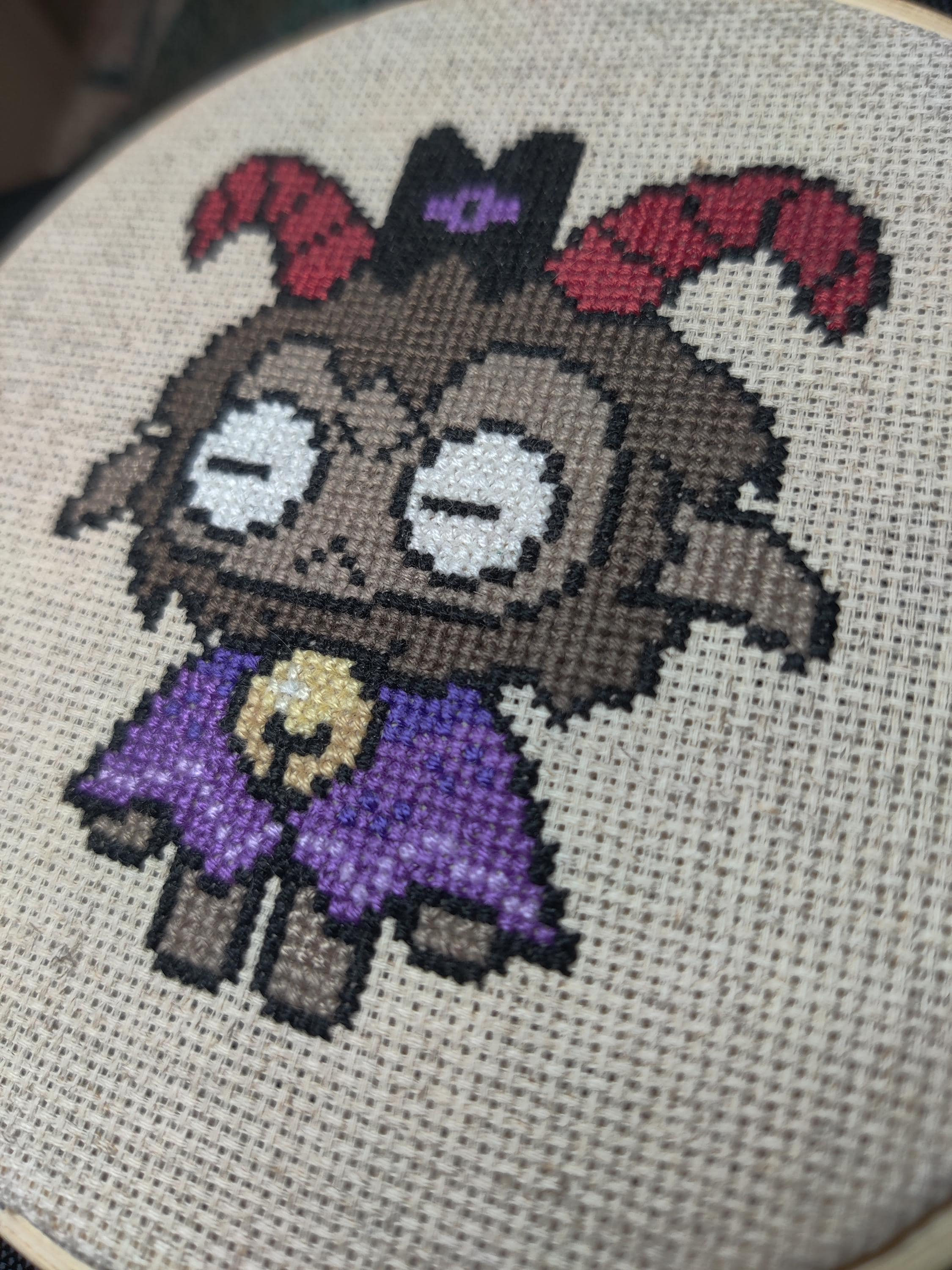 PATTERN Cross Stitch Cult of the Lamb the Goat Idle Instant Download - Etsy