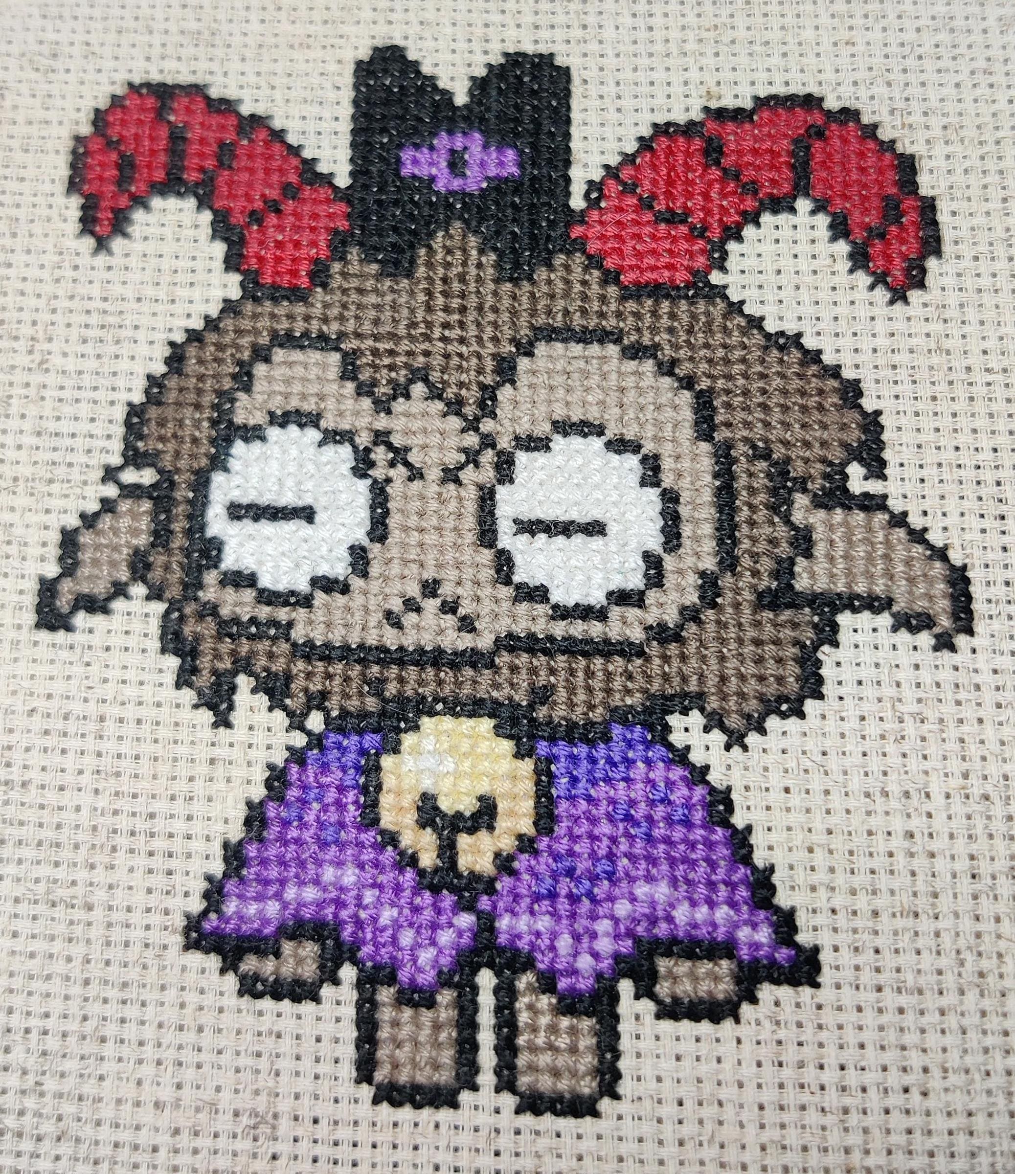 PATTERN Cross Stitch Cult of the Lamb the Goat Idle Instant Download - Etsy