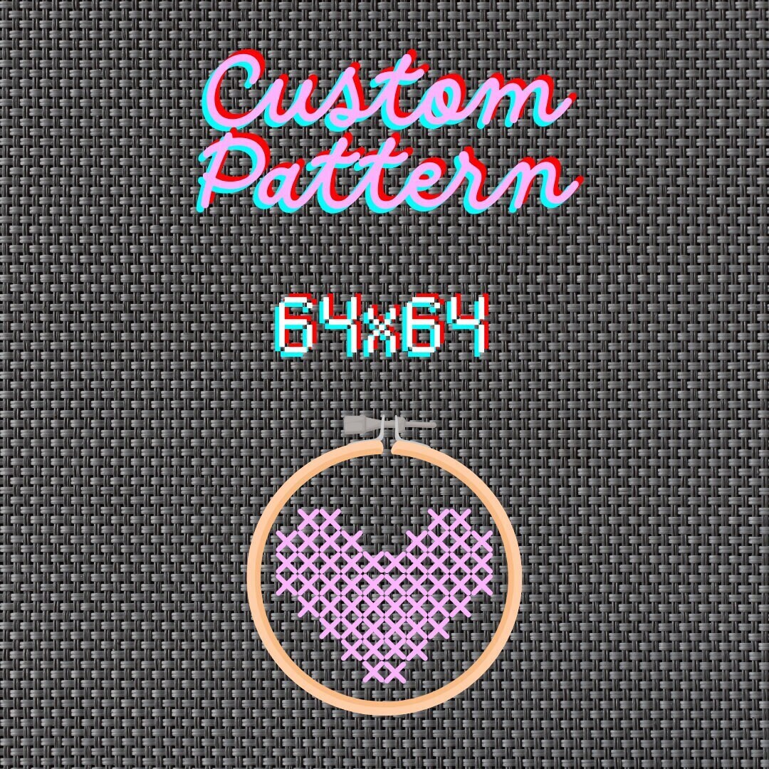 Custom Cross Stitch Pattern Commission Embroidery Digital Fan Art ...