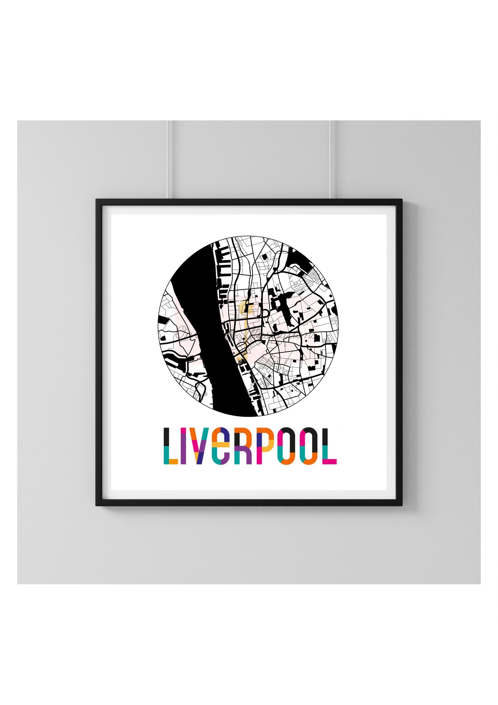 Custom Hand Drawn Map Illustration DIGITAL COPY/ Personalised Map/gifts ...