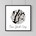 Custom Hand Drawn Map Illustration DIGITAL COPY/ Personalised Map/gifts ...
