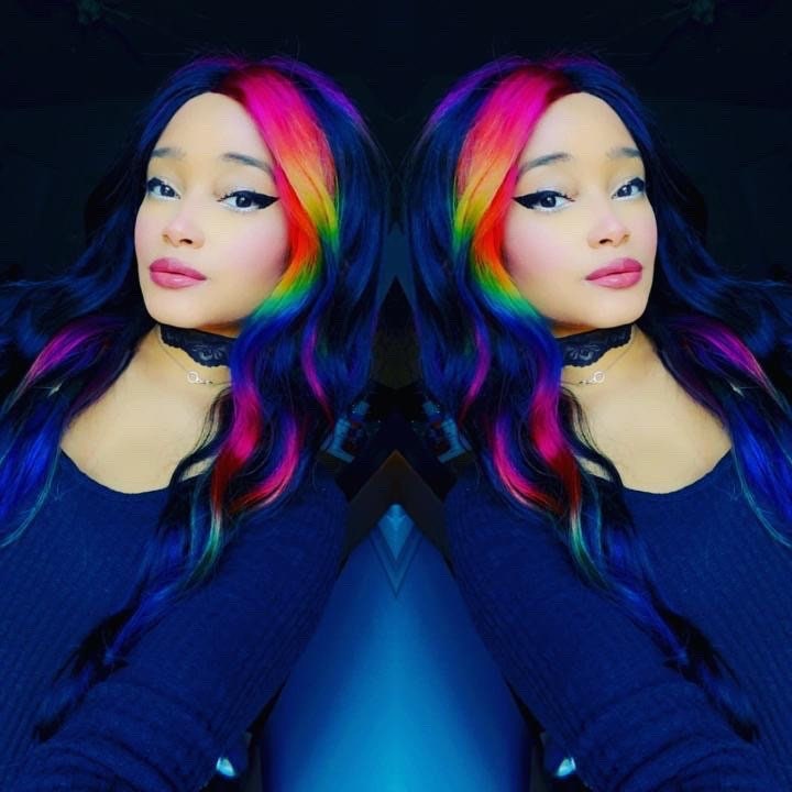 Custom Dyed Human Hair Wig - Etsy