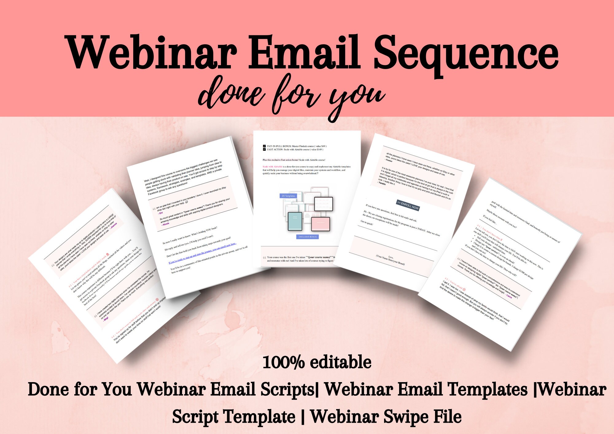 Webinar Email Sequence done for You Webinar Email Scripts Webinar Email ...