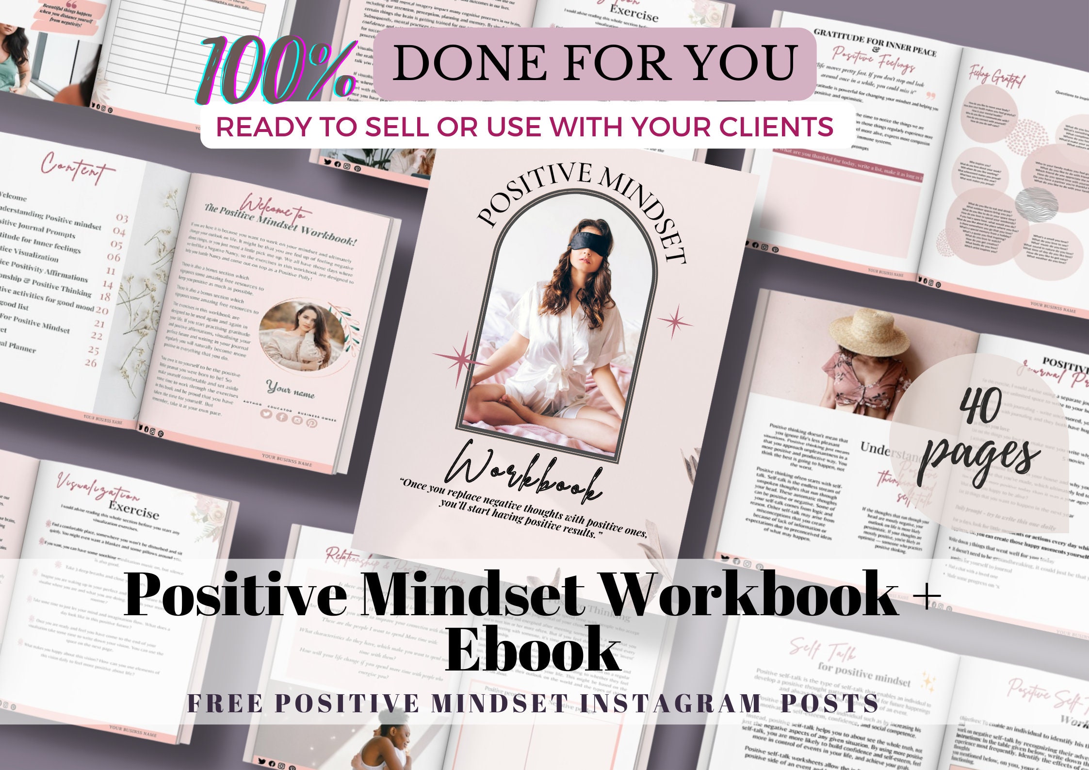 ULTIMATE WORKBOOK BUNDLE 100% Done for You Workbooks Life Coach Lead ...